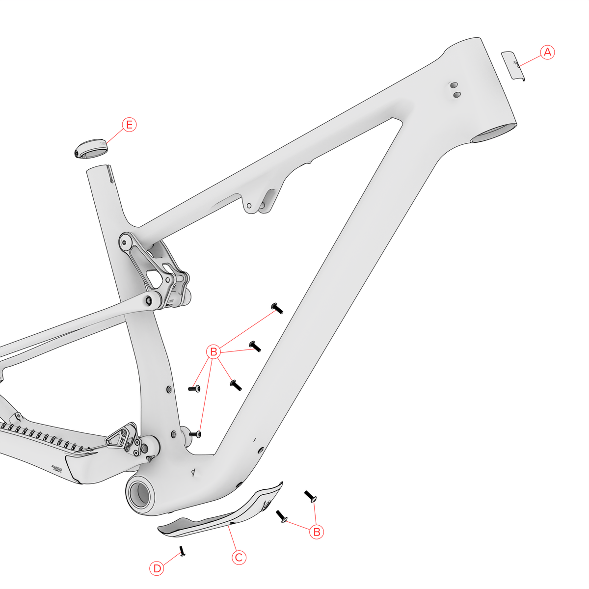 Blur Frame 2025 – Santa Cruz Bicycles